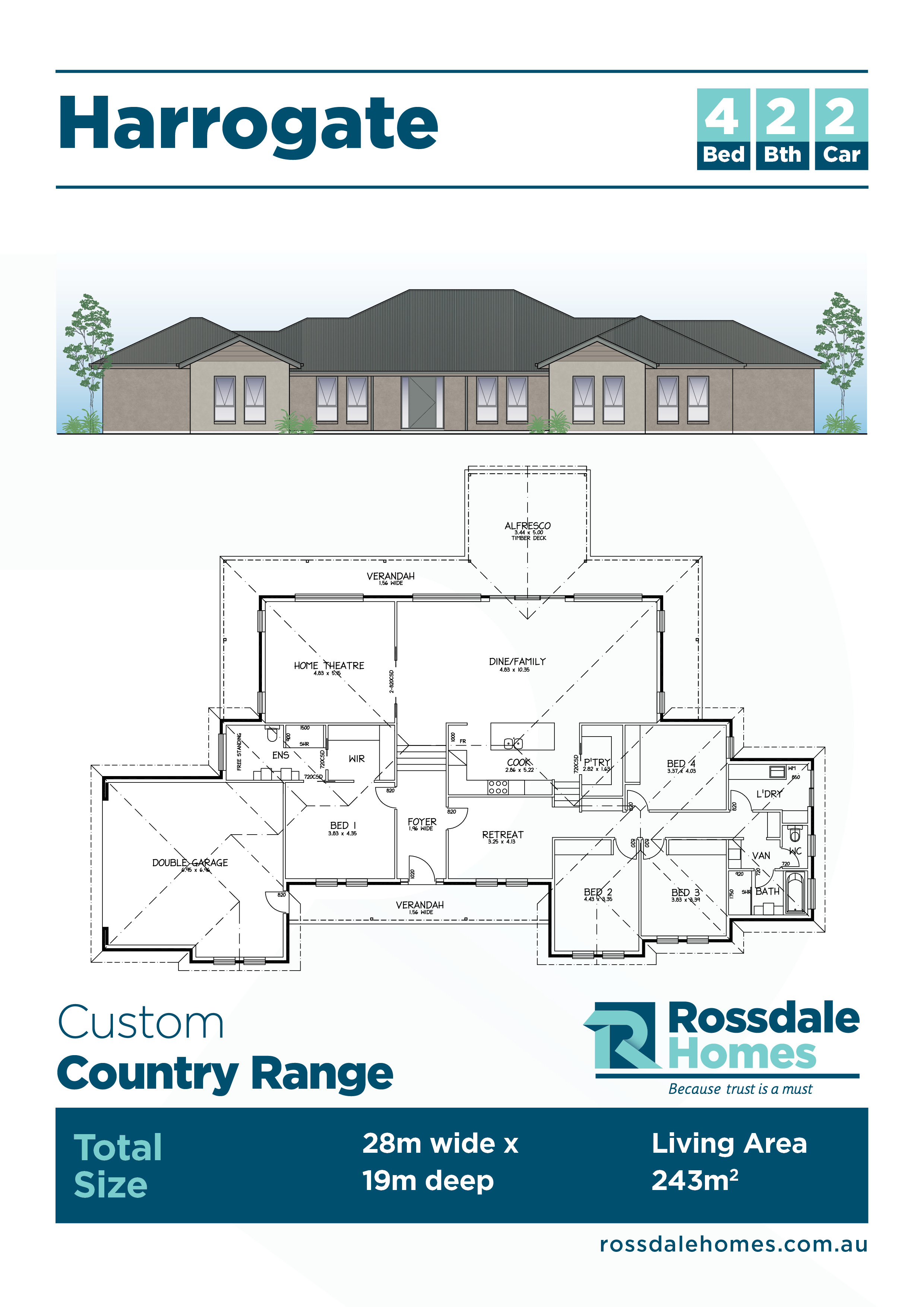 Custom Country Range | Rossdale Homes | Rossdale Homes - Adelaide ...